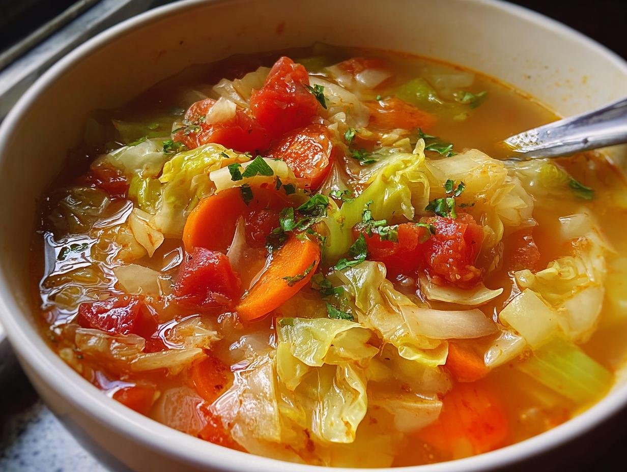 Hearty Vegetable Soup Cabbage: A Comforting Recipe - Tastysizzle