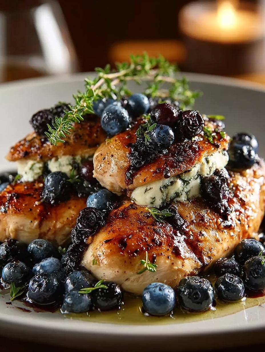 Delicious Blueberry Thyme Chicken for Cozy Dinners - Tastysizzle