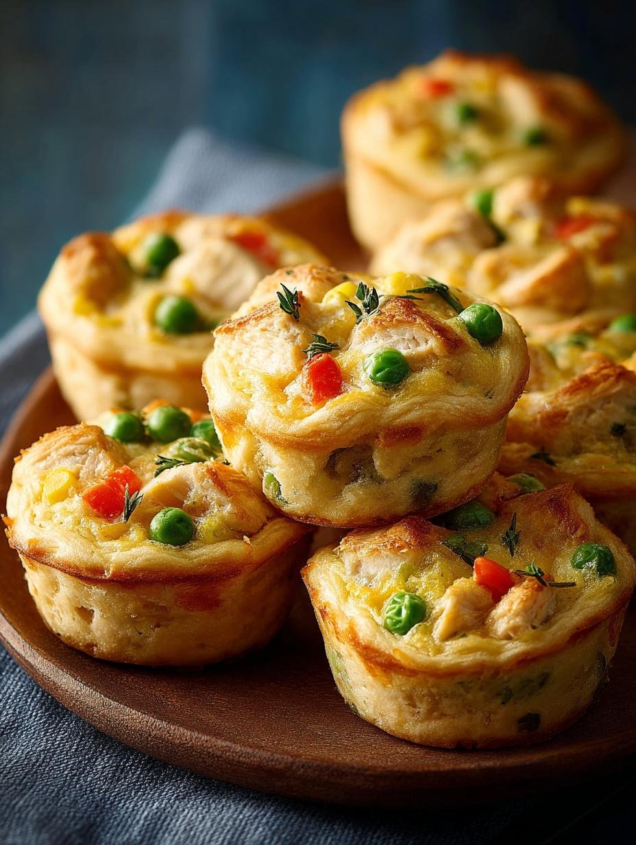 Chicken Pot Pie Muffins: 12 Comforting Bites to Savor - Tastysizzle