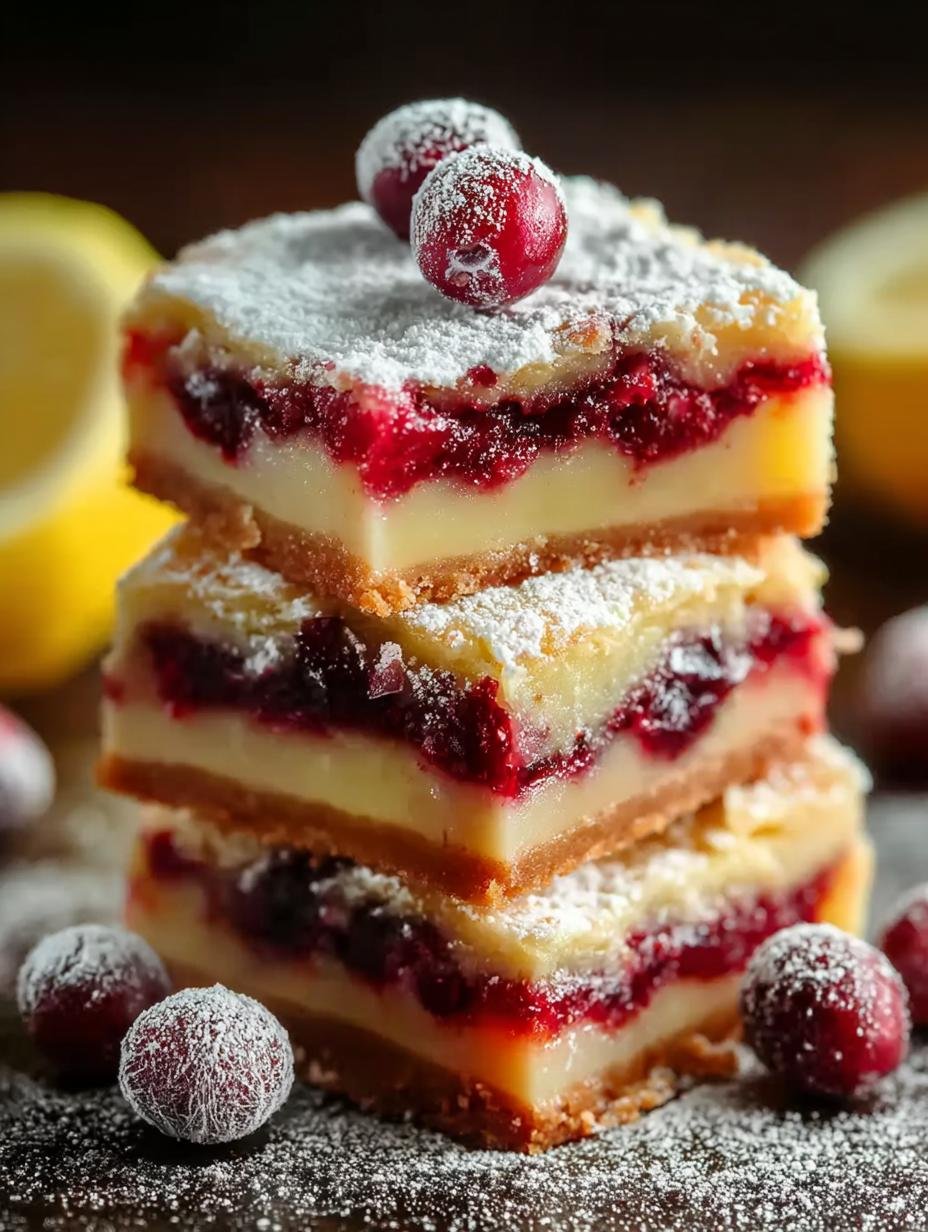 Cranberry Lemon Bars Incredible: 5 Simple Steps - Tastysizzle