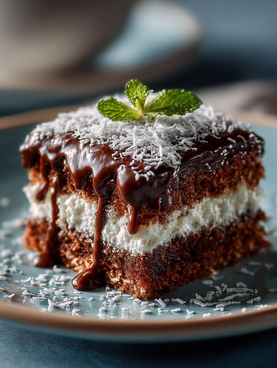Mounds Cake: 7 Irresistible Layers of Chocolate Bliss - Tastysizzle