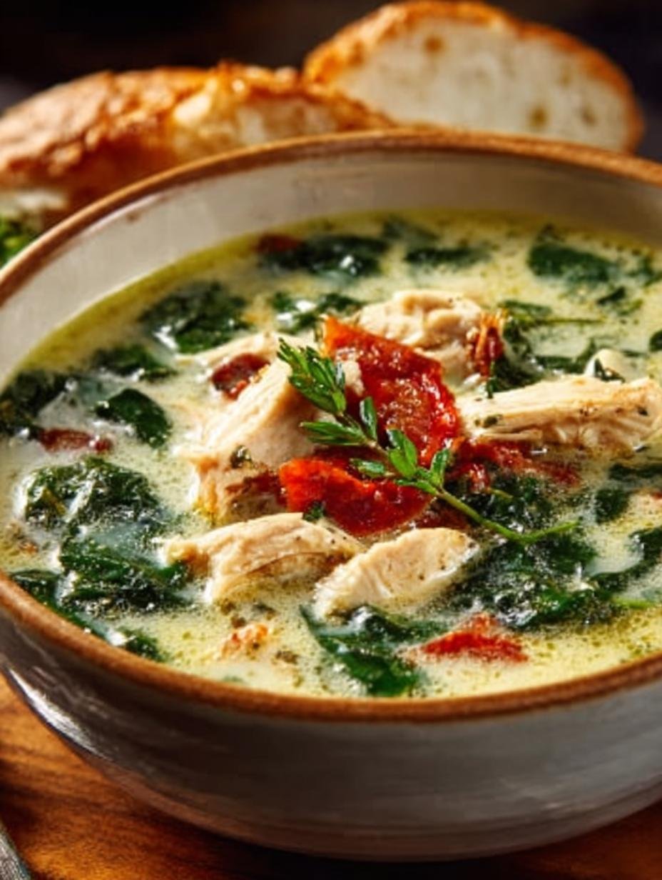 Chicken Florentine Soup Incredible: A Comfort Dish to Savor - Tastysizzle