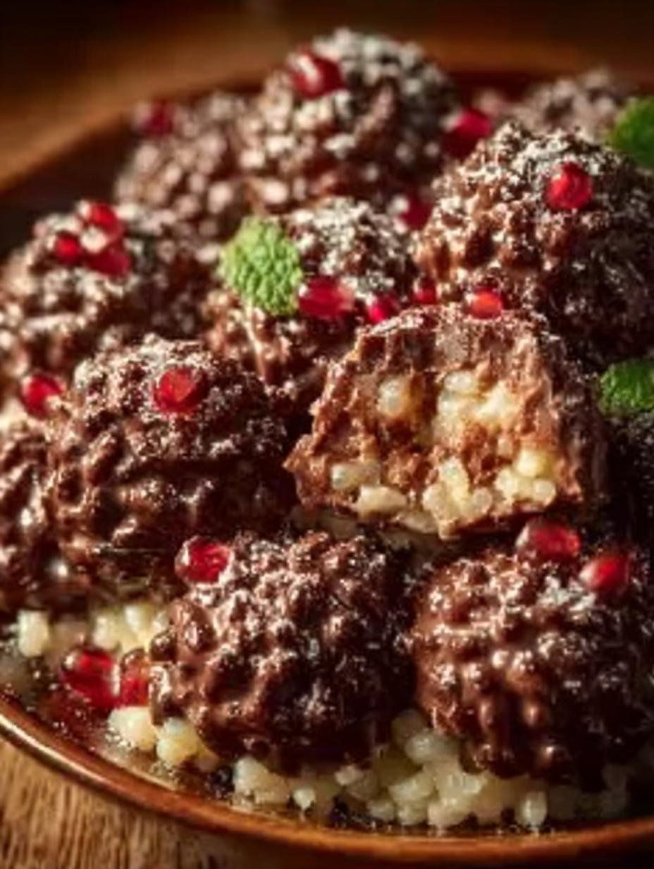 Festive Christmas Chocolate Rice Balls: 10 Incredible Treats - Tastysizzle