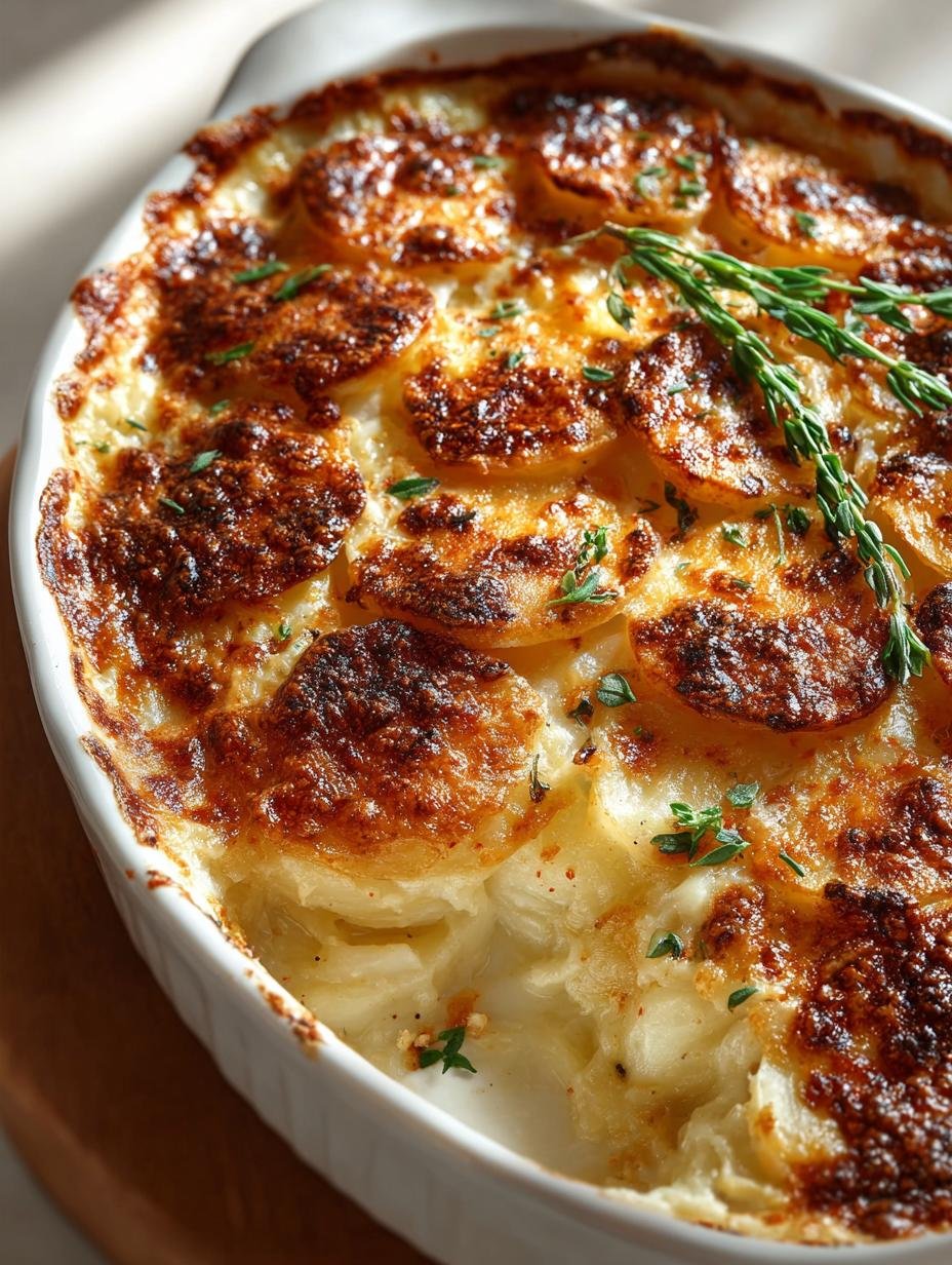 Cheesy French Onion Scalloped: 5 Layers of Comfort - Tastysizzle