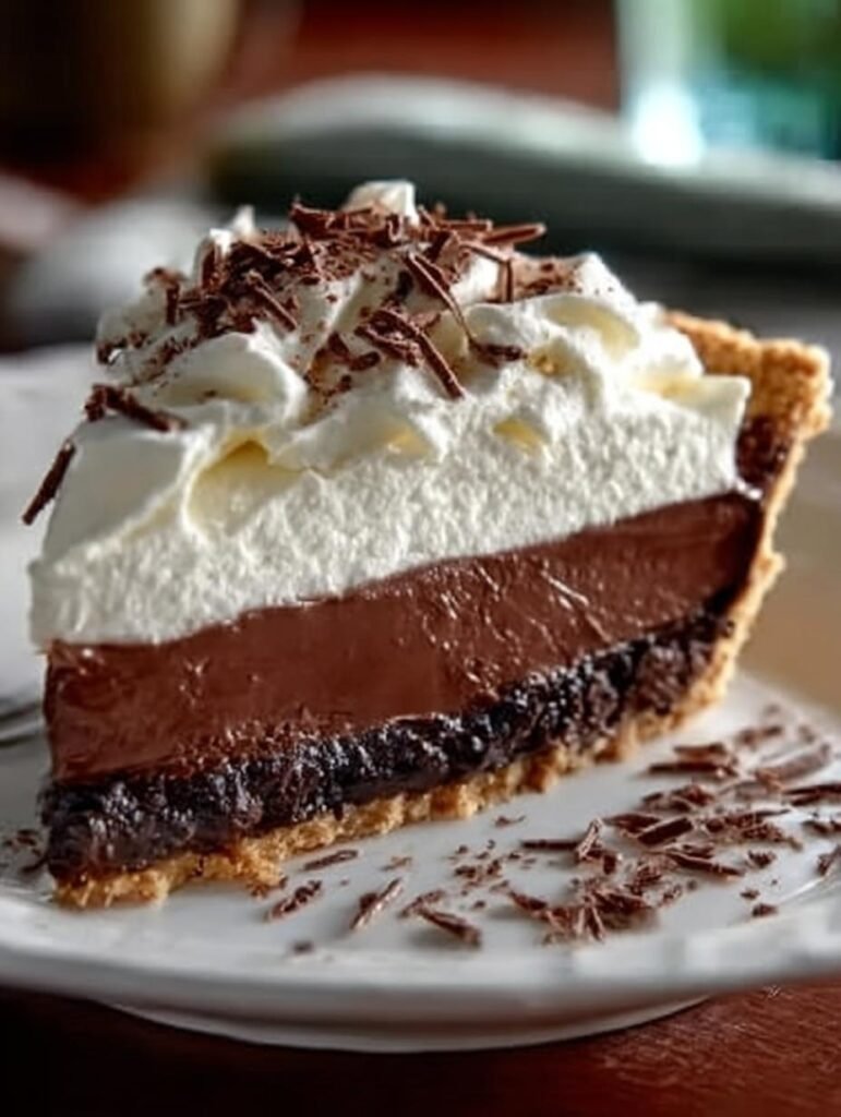 Chocolate Pudding Pie with Brownie Crust: Indulge Yourself - Tastysizzle