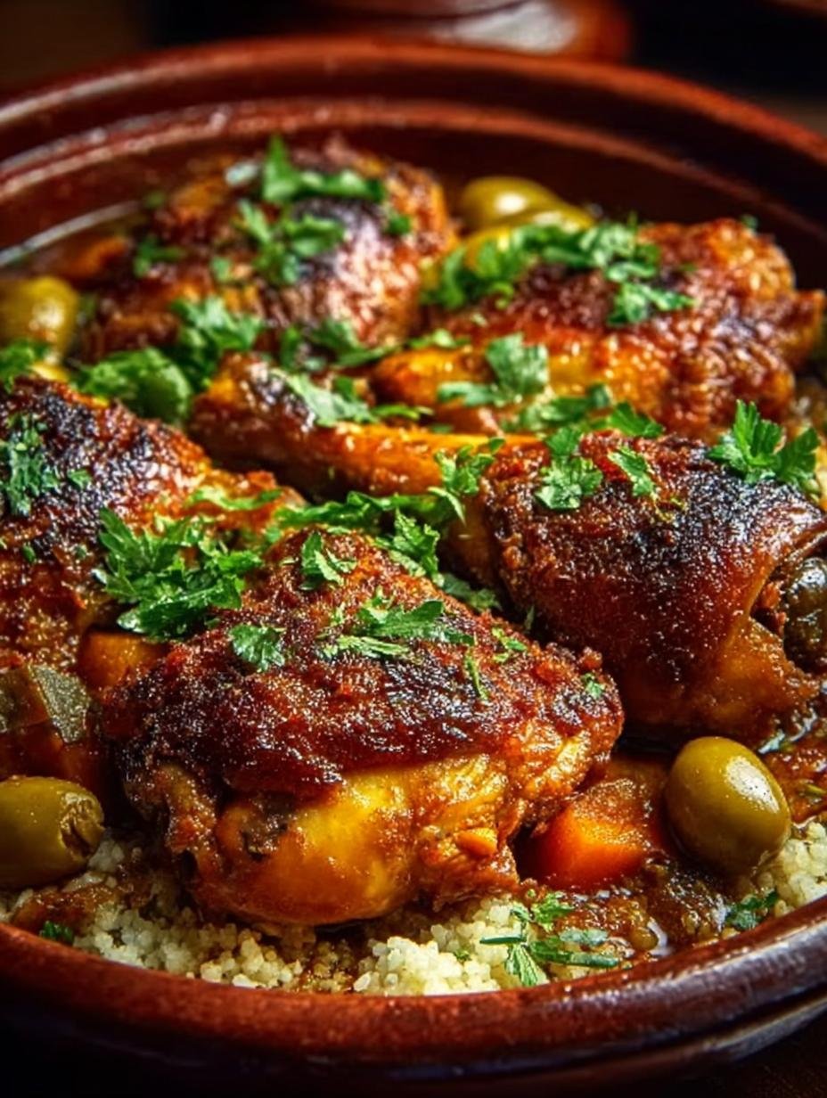 Comforting Moroccan Chicken One-Pot Wonder for Cozy Nights - Tastysizzle