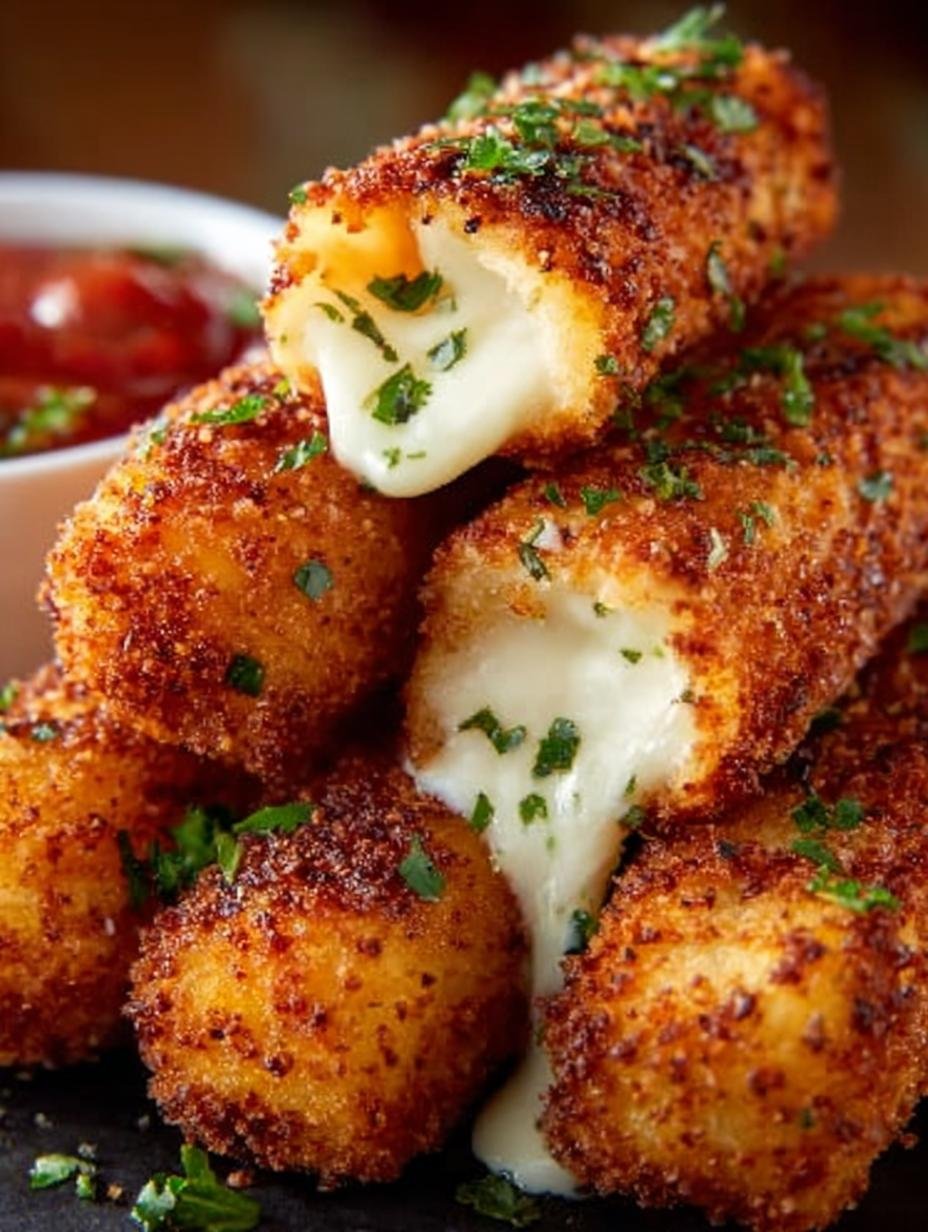 Spicy Cheesy Mozzarella Sticks: 12 Reasons to Love Them - Tastysizzle
